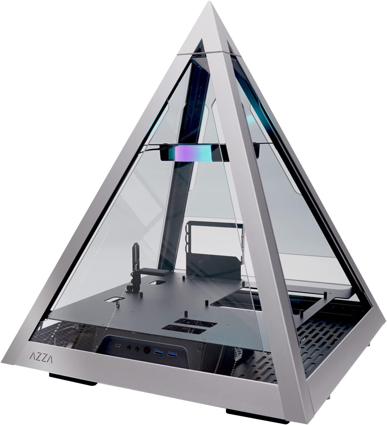 AZZA Pyramid 804 ARGB Tempered Glass ATX Case - ED's PCs Redcliffe